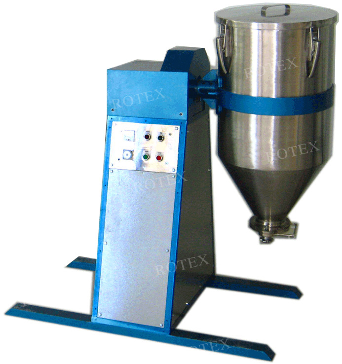 เครื่องผสมเม็ดพลาสติกแบบเหวี่ยงข้าง Double Cone Mixer – Rotex Thailand